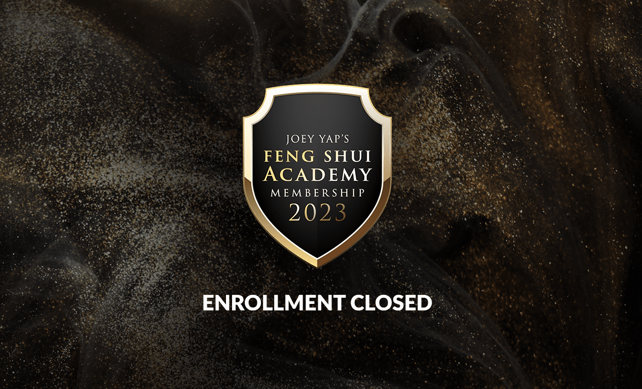 Enrollment Closed: Joey Yap's Feng Shui Academy Membership 2023